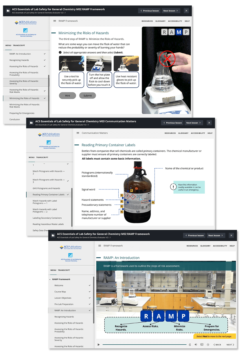 ACS Essentials of Lab Safety for General Chemistry - ACS Solutions Center